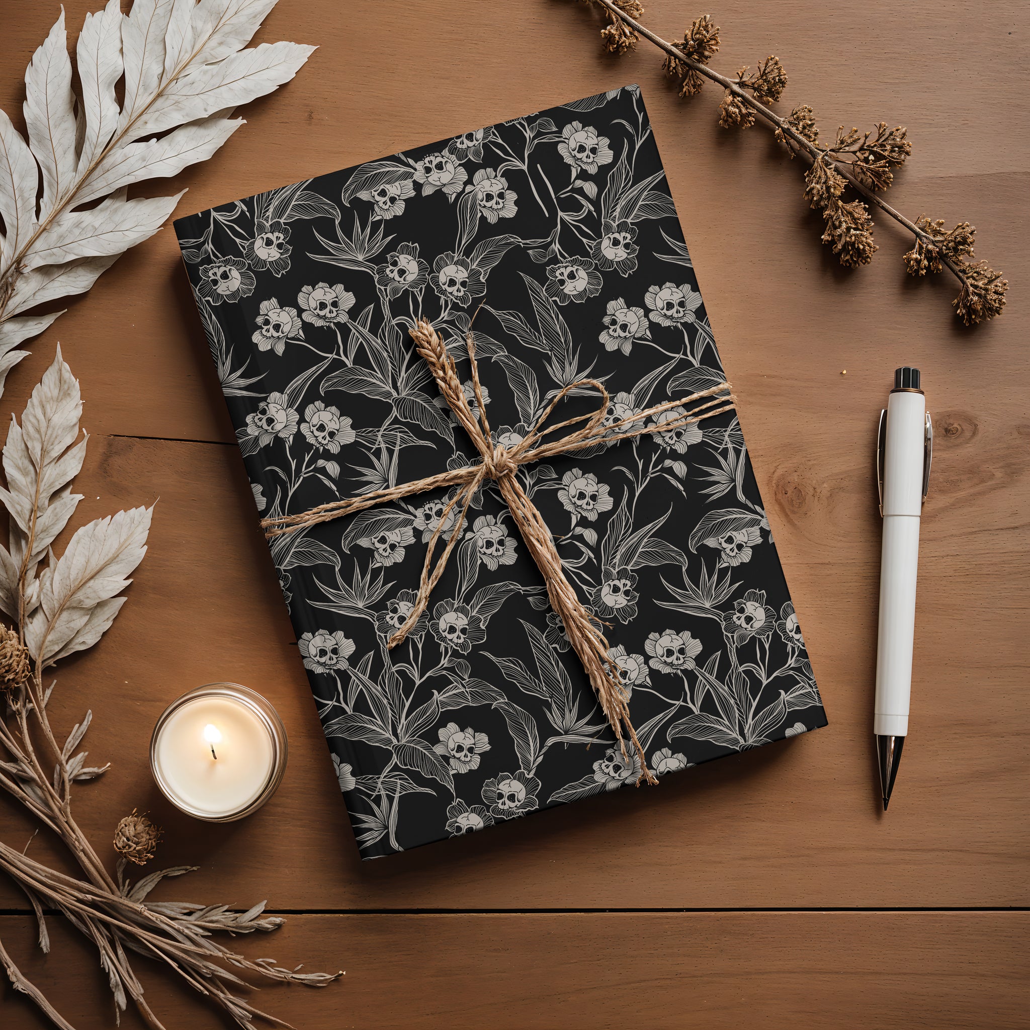 Gothic Floral Hardcover Journal – Red Finch Creations
